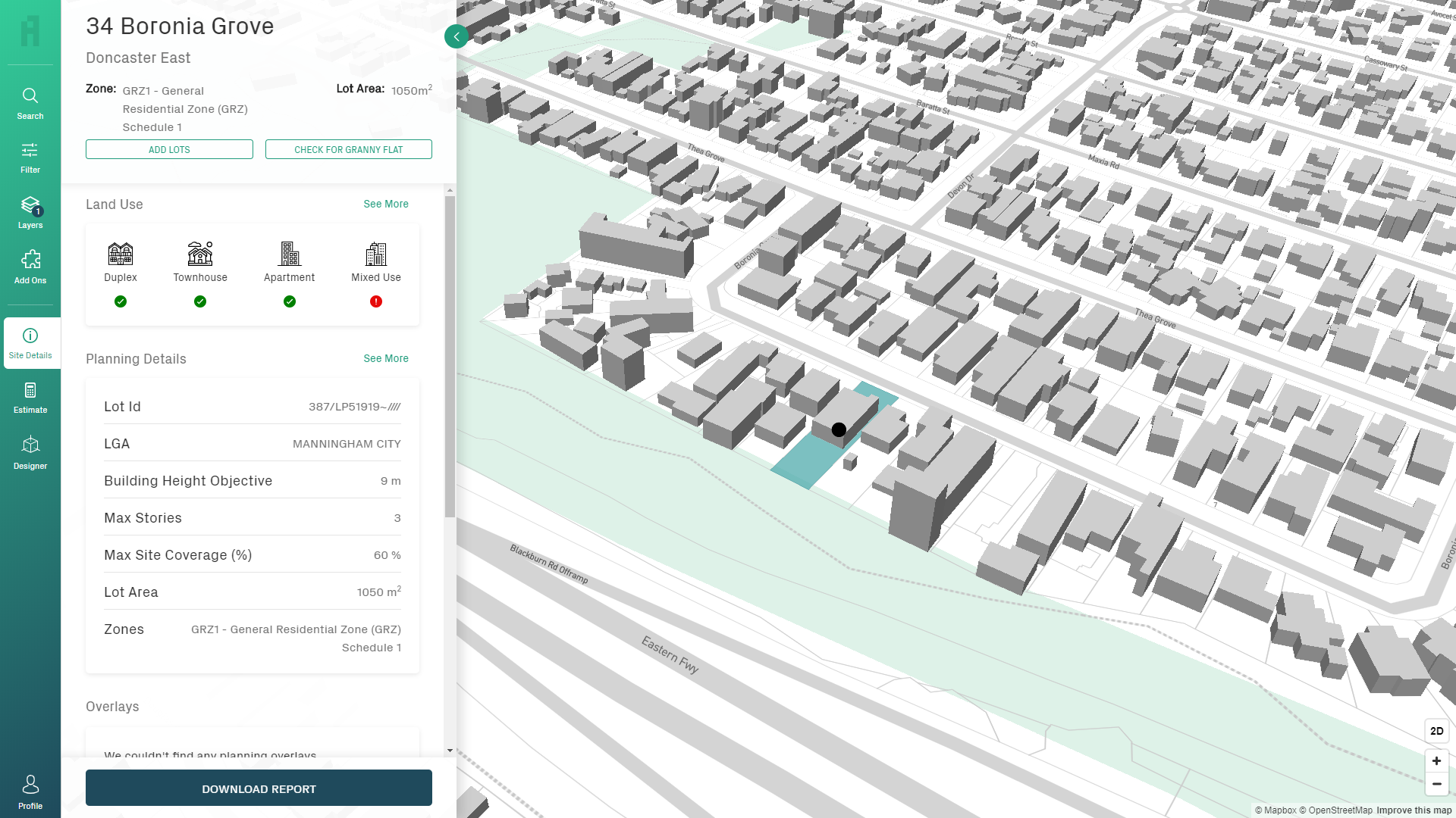 Archistar - Find Profitable Subdivision and Development Sites