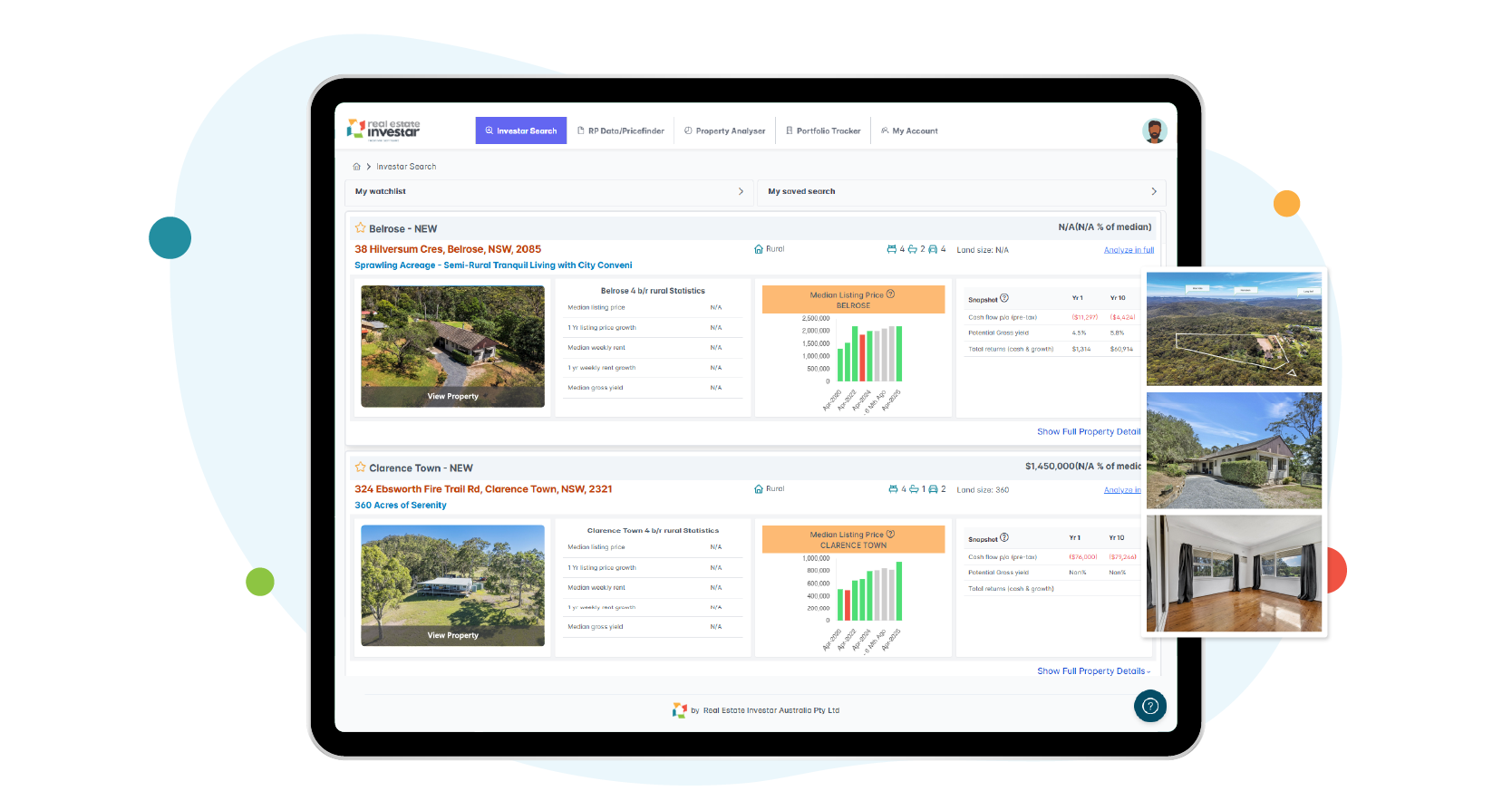 Investar Search - Intelligent Search Engine for Property Investors