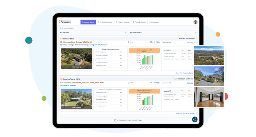 Investar Search - Intelligent Search Engine for Property Investors